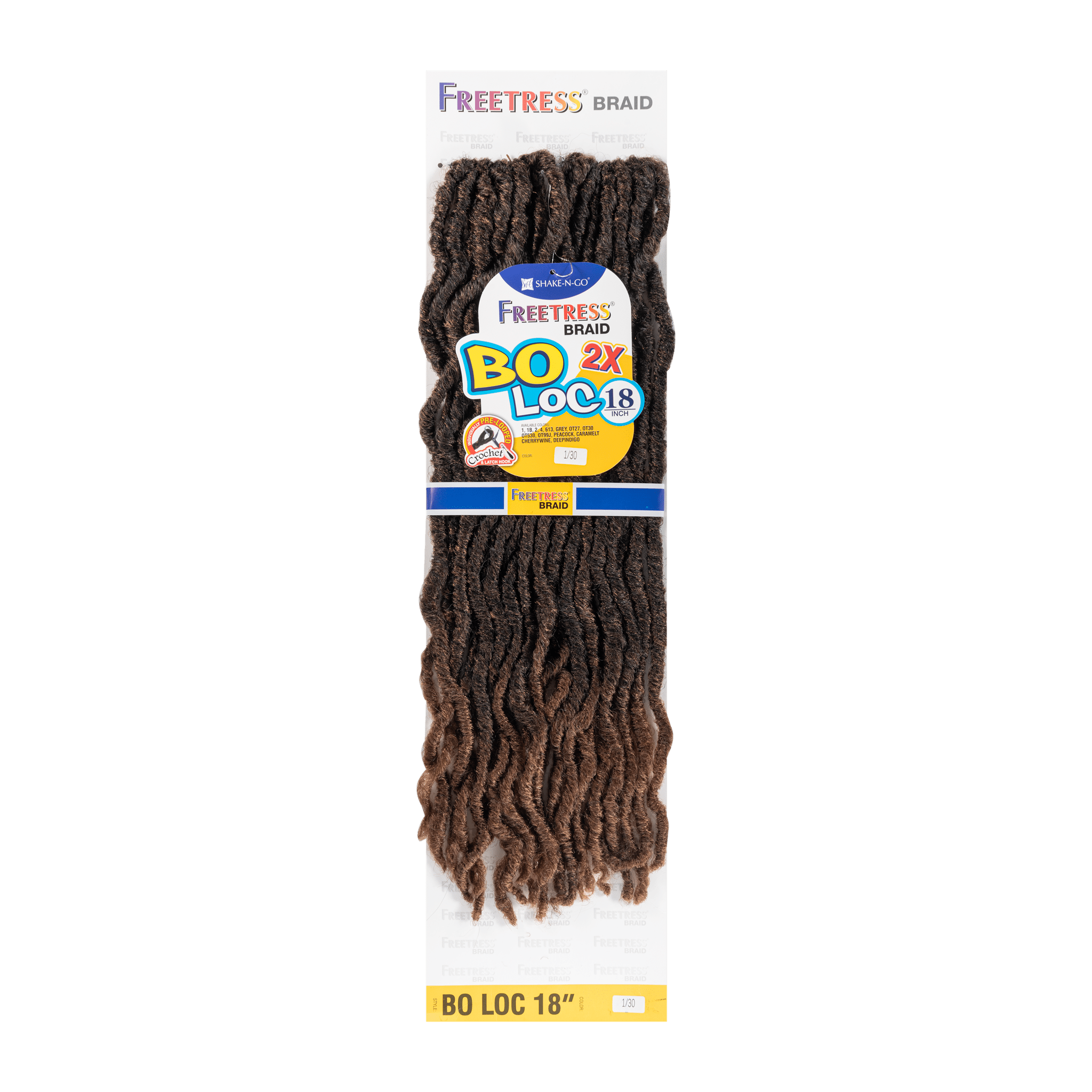 Freetress Bo-Loc 18 inches (24 strands/pack) – Aunty Cherish
